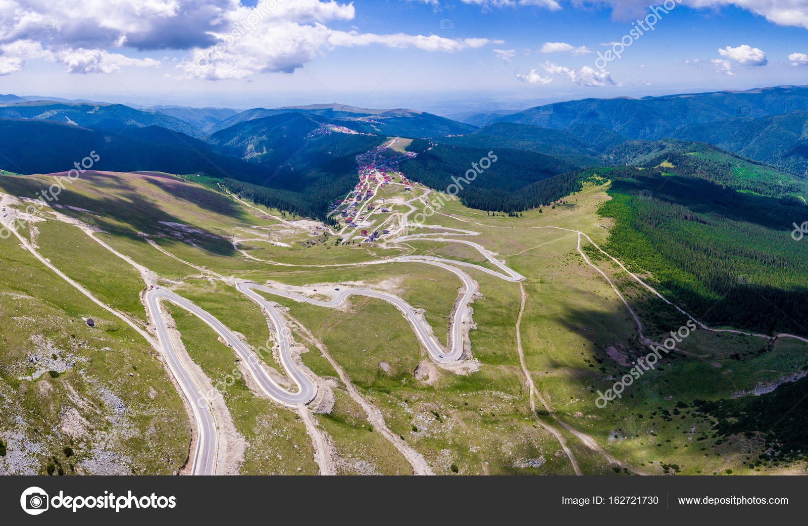 Transalpina panorama in the Carpathian Mountains Stock Photo by ...
