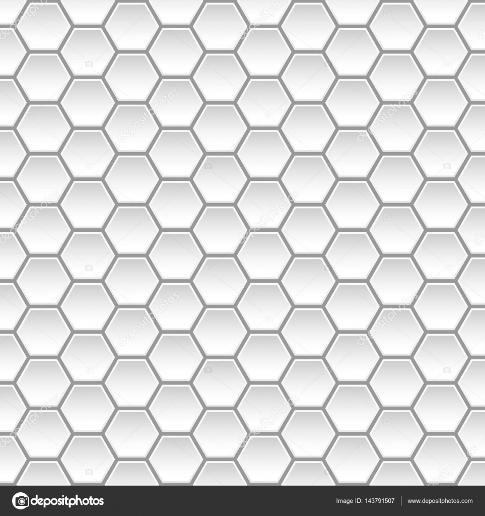 Abstract White Geometric background with Hexagonal forms Stock Vector ...