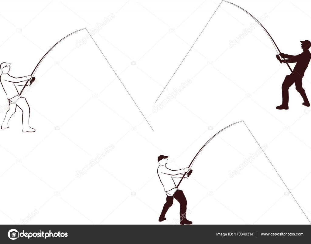 Angler - clip art illustration Stock Vector Image by ©mtmmarek #170849314