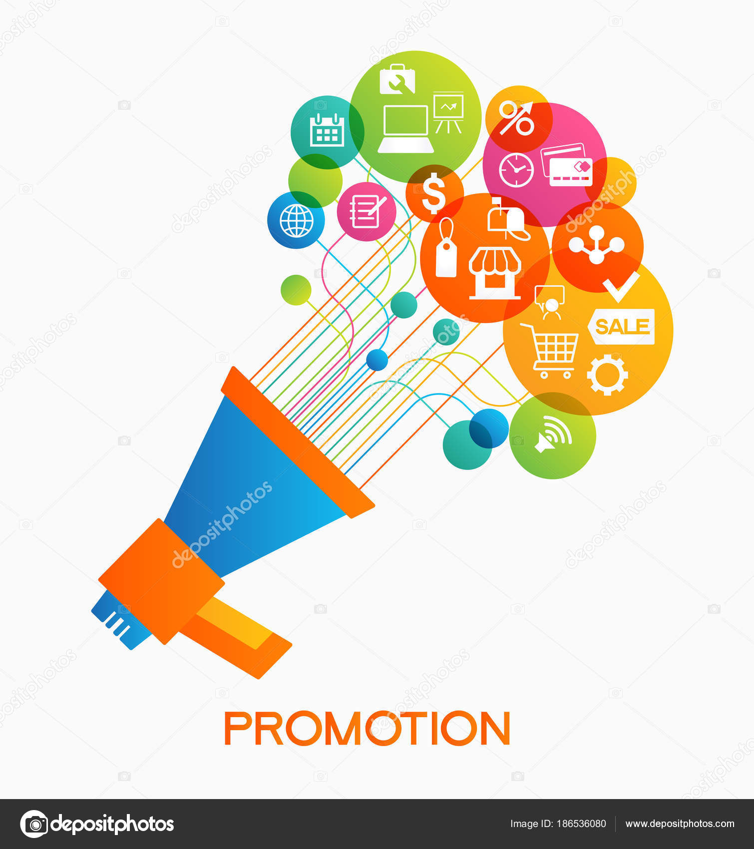 Promotion design. ⬇ Vector Image by © VLADGRIN | Vector Stock 186536080