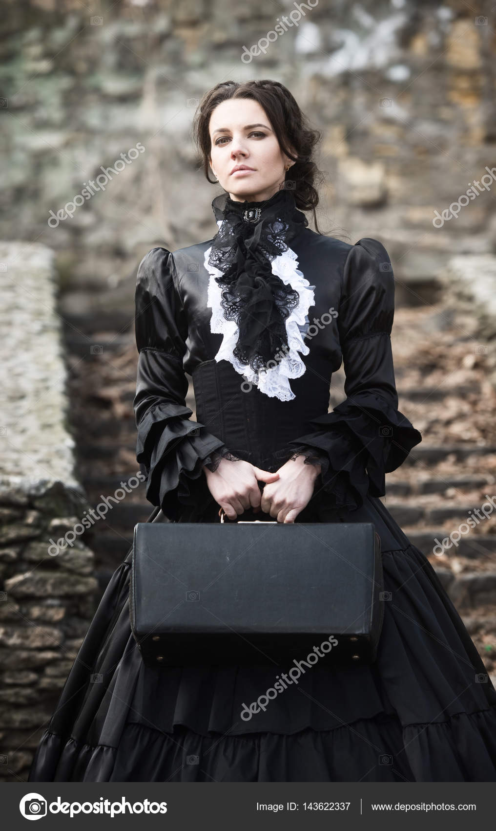 Lady in black Stock Photo by ©rod_julian 143622337
