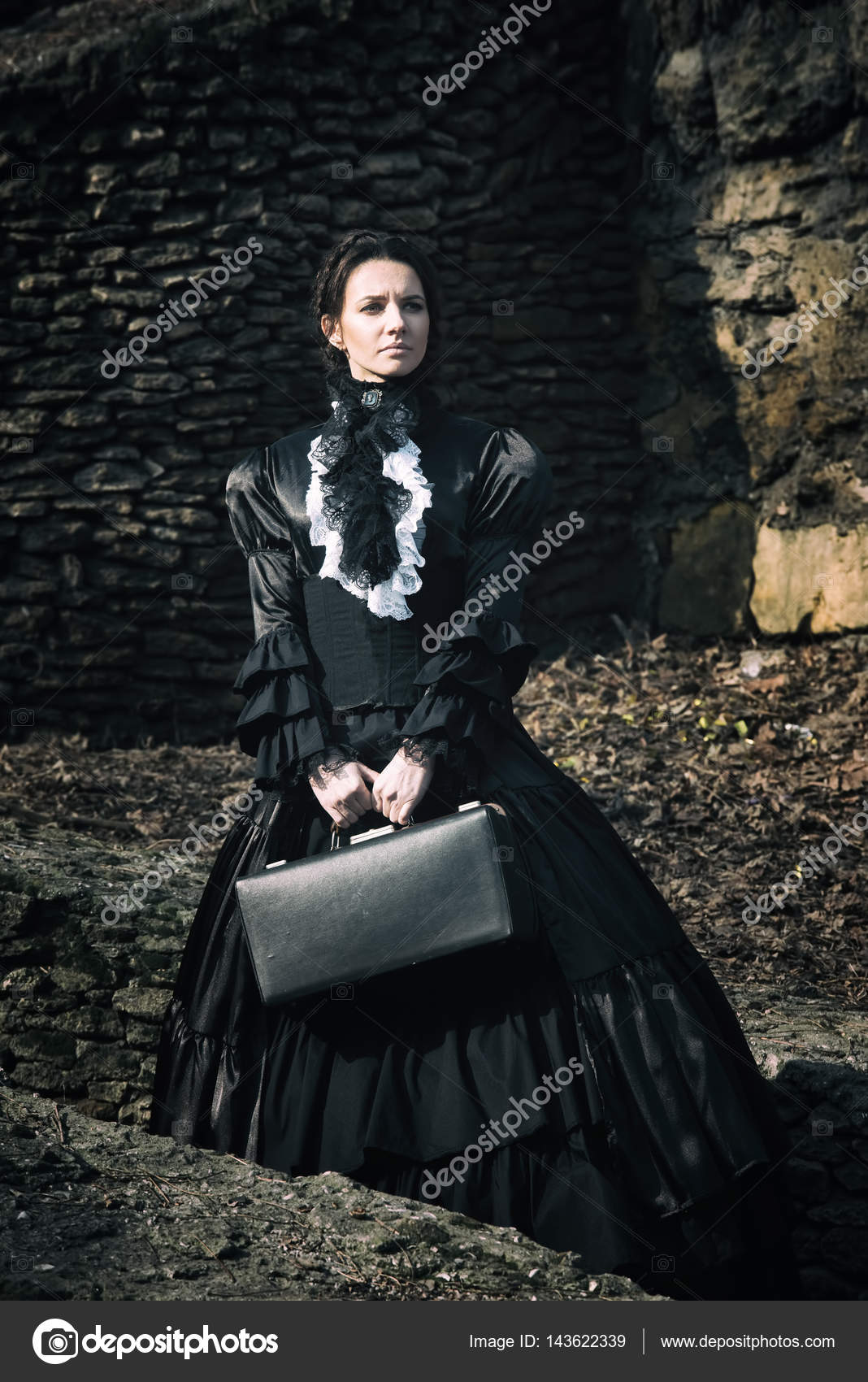 Lady in black Stock Photo by ©rod_julian 143622339