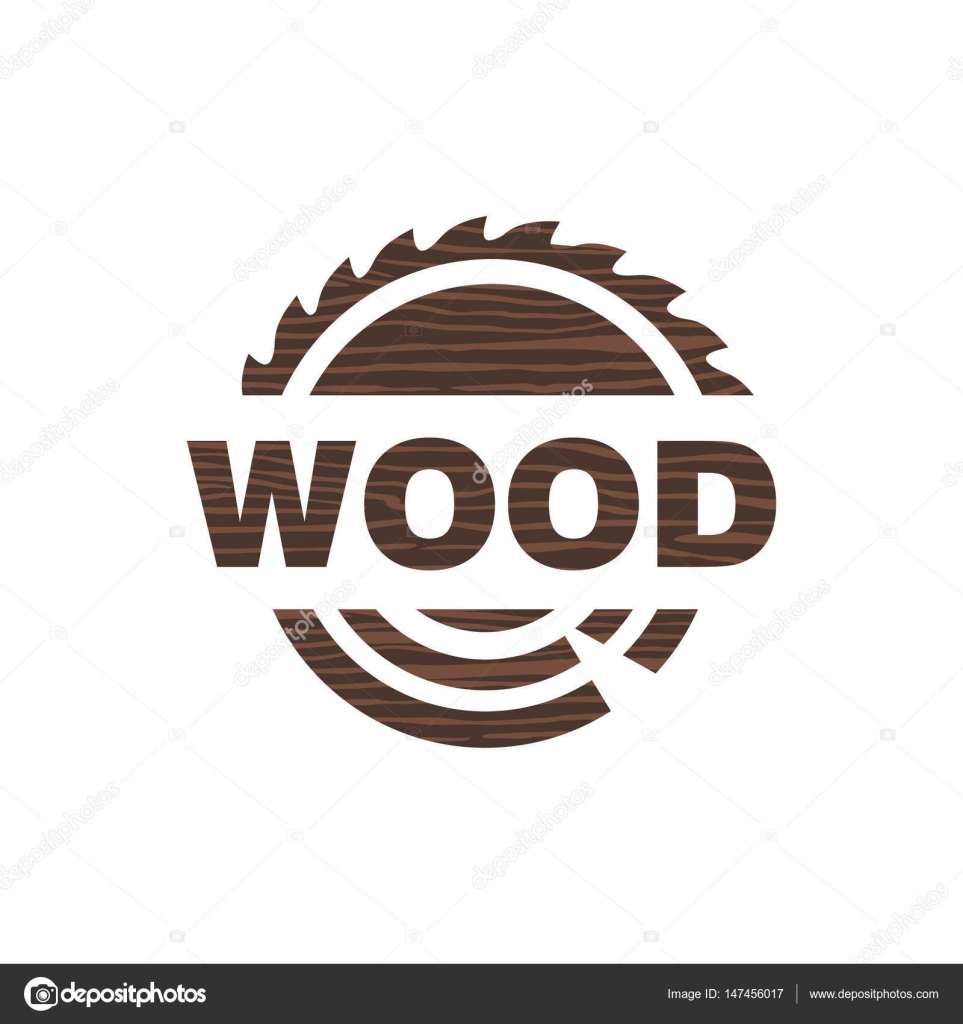 Logo icon sawmill wood vector — Stock Vector © Loca #147456017