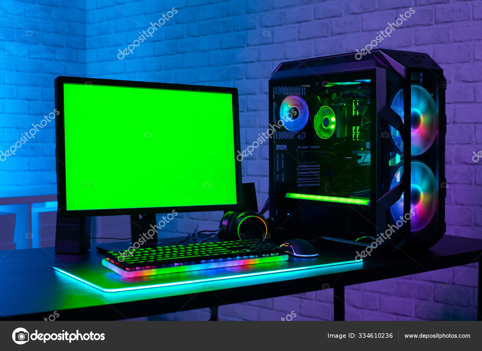 Green screen for cybersport game Stock Illustration by ©ryanking999 ...