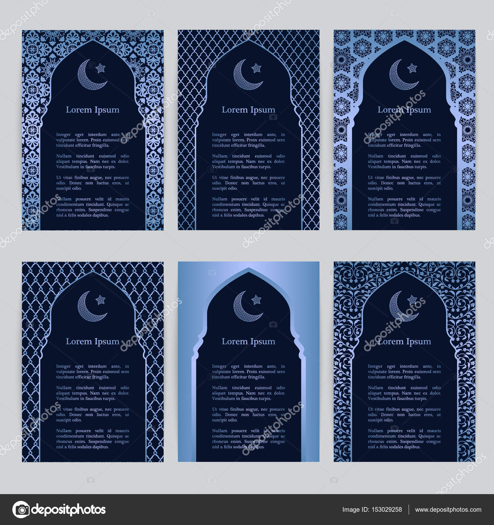 Vector islamic ethnic invitation background Stock Vector Image by ...