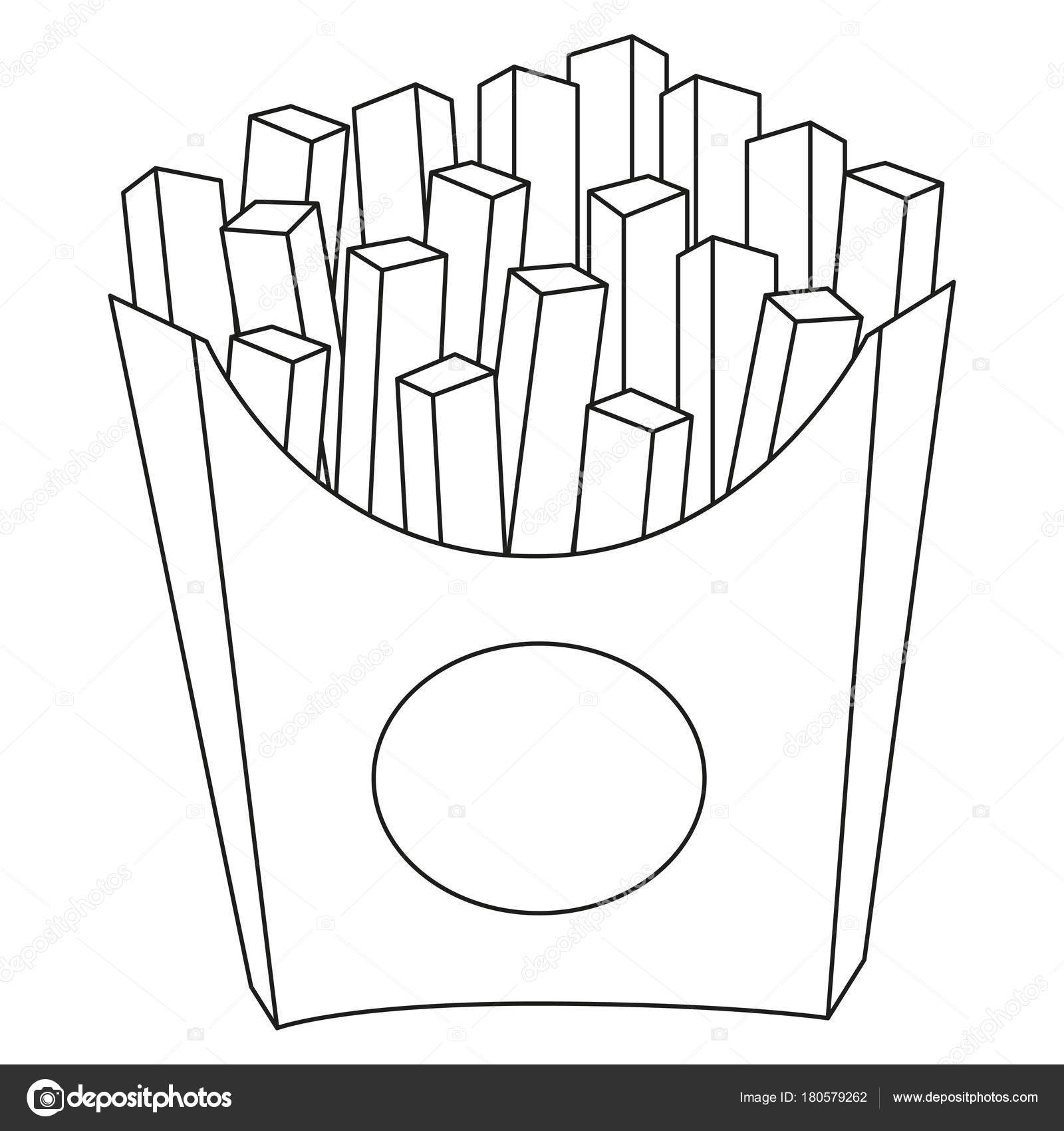Colorea Tus Dibujos Papas Fritas Para Colorear Y Pintar My Xxx Hot Girl