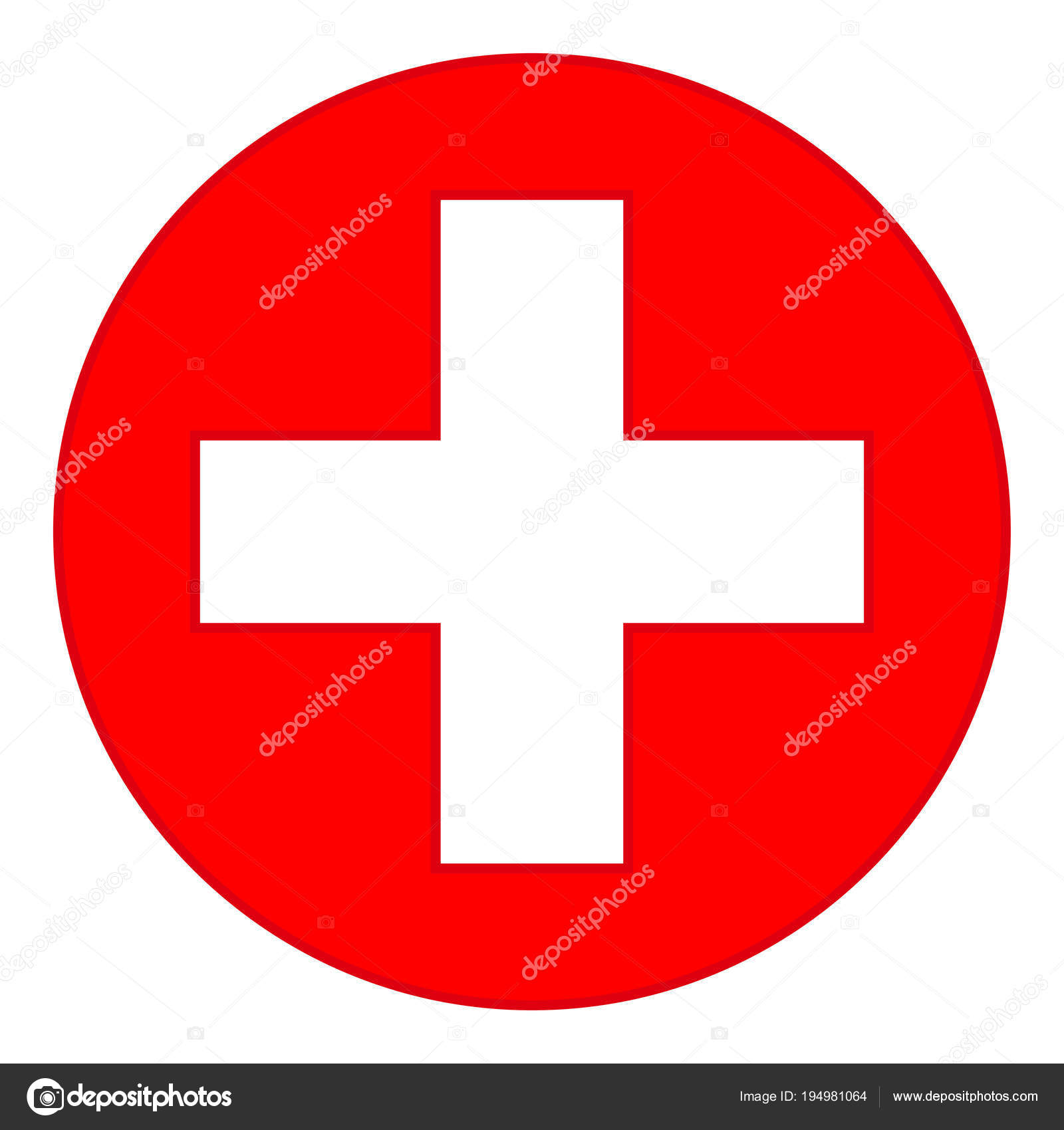 Red Medical Symbol Vector