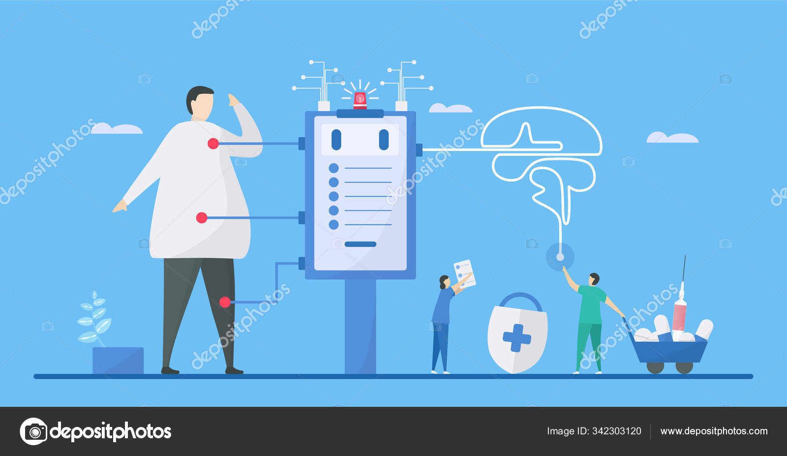 Digital health is mix of technologies such as AI, healthcare, li Stock ...