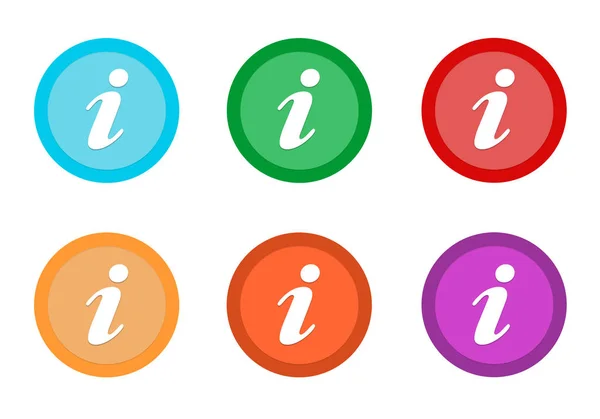 Icons with symbol of Information — Stock Photo © miff32 #24622915