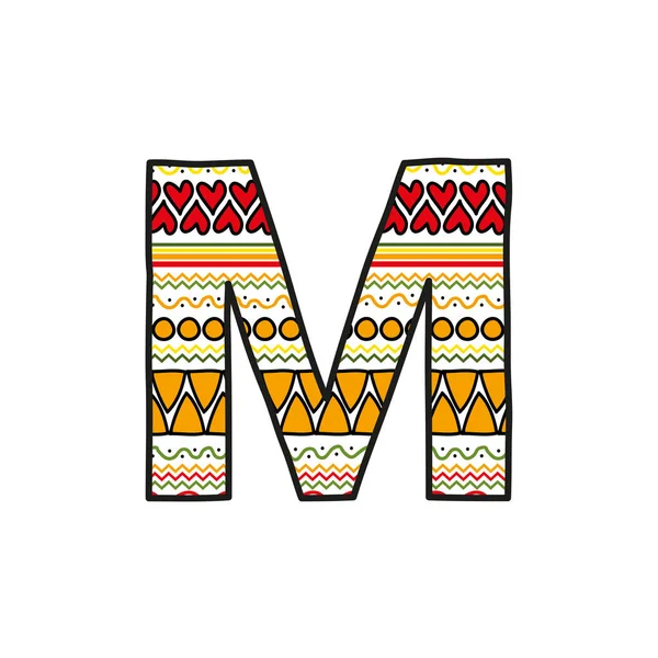 Vector Ethnic Hand Drawn Font Letter Stock Vector Image by ©pippidraws ...