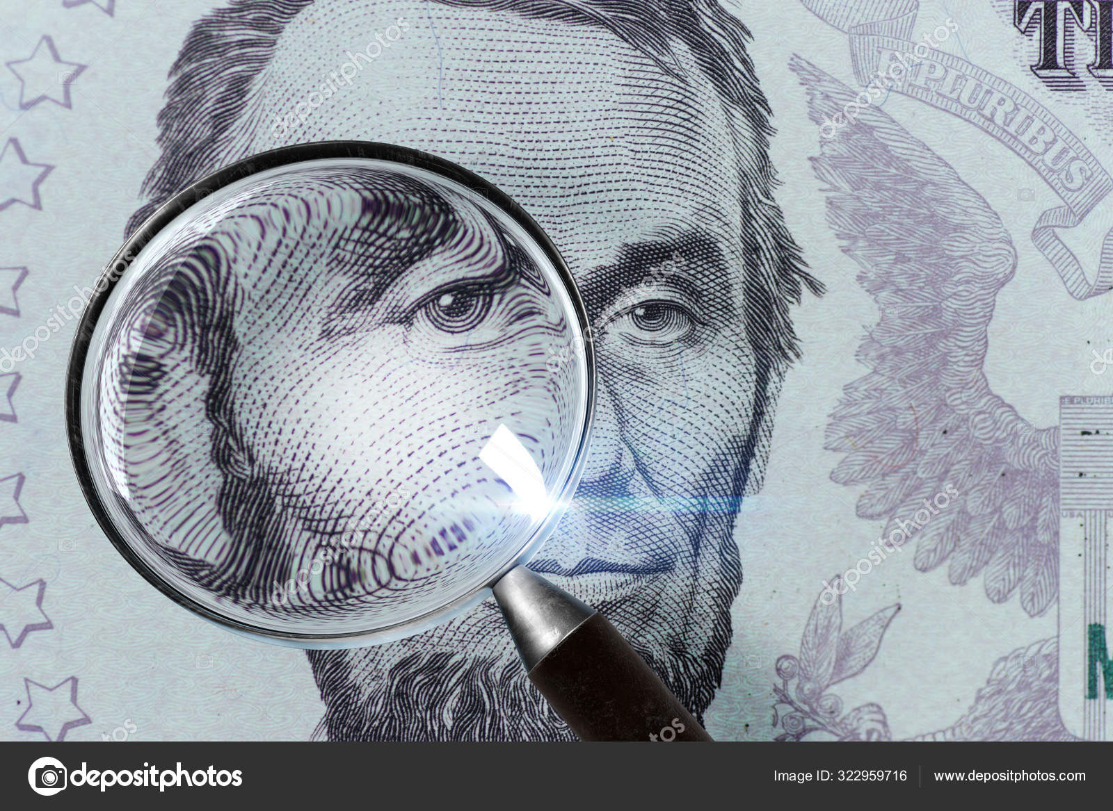 Abraham Lincoln 5 Dollar Biljet Zwart En Wit $10,000 Bill | Museum Of