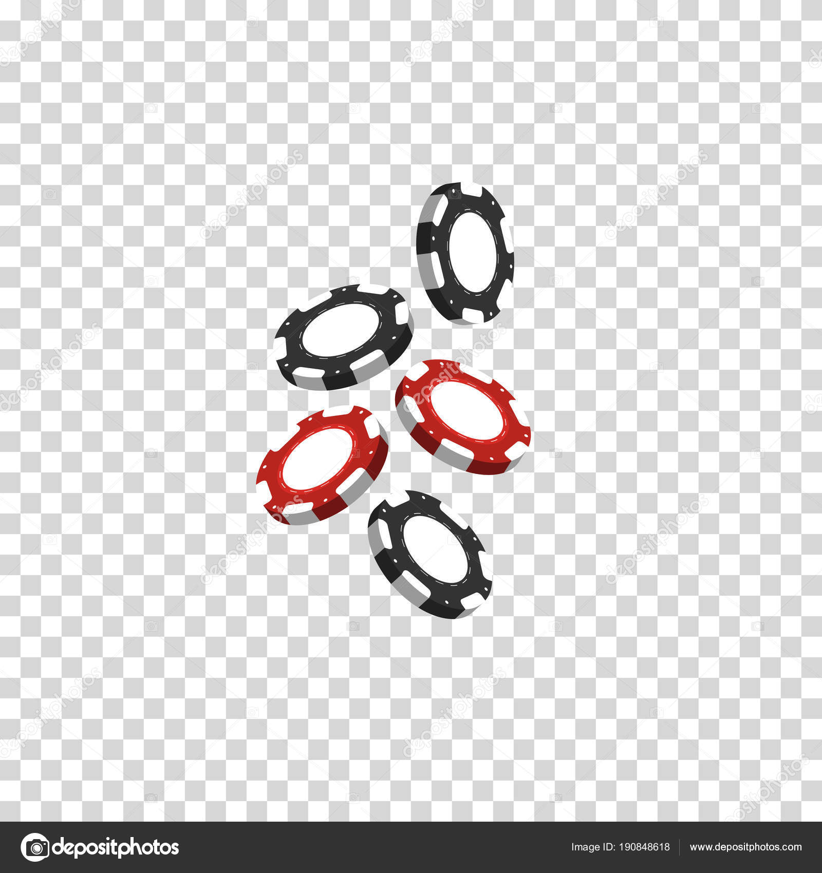 Fichas De Póquer Voladoras Ganador Del Premio Mayor De Fichas De