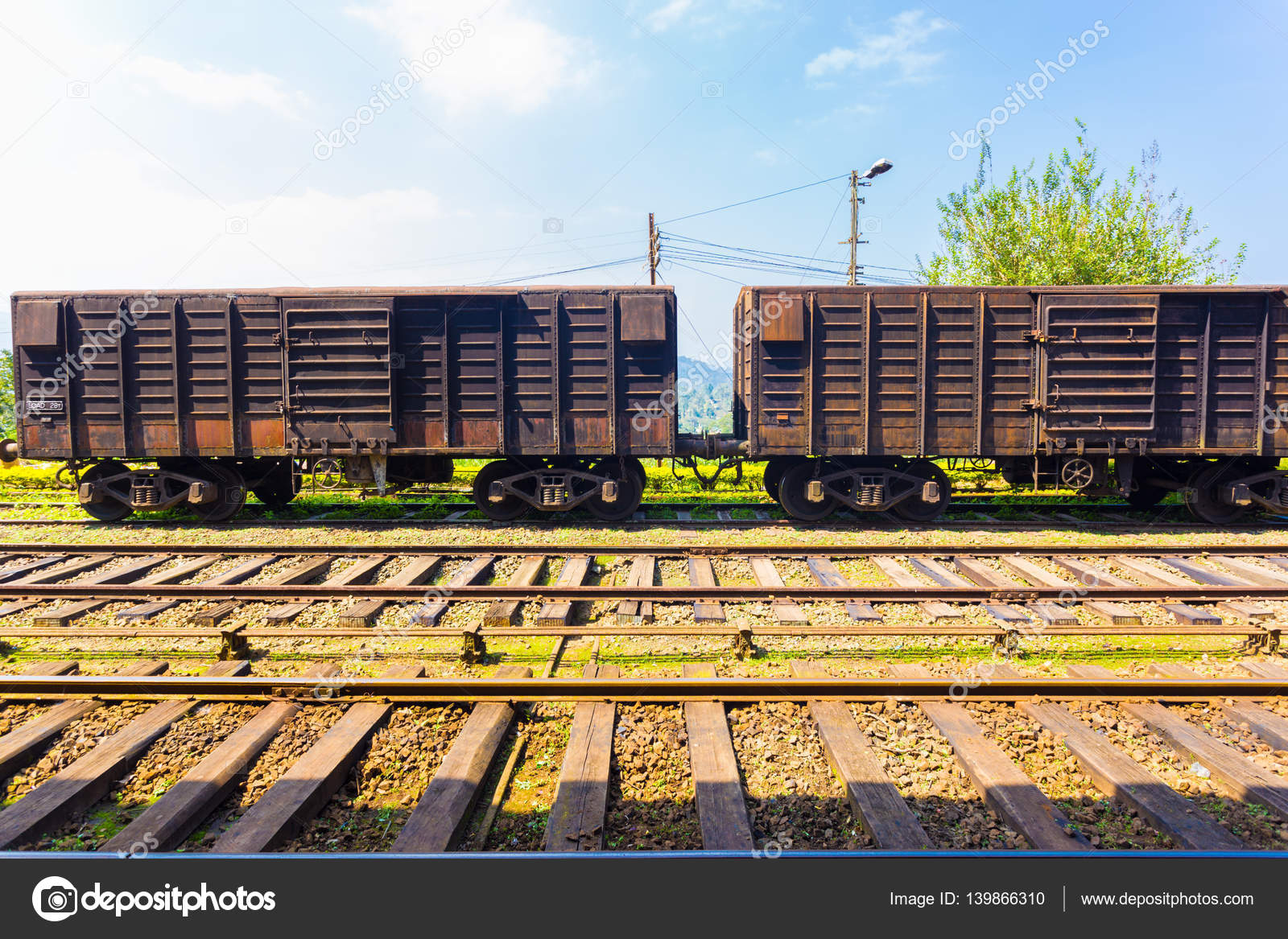Train Track Cargo Carriage Sri Lanka Railways H Stock Photo by ©pius99 ...
