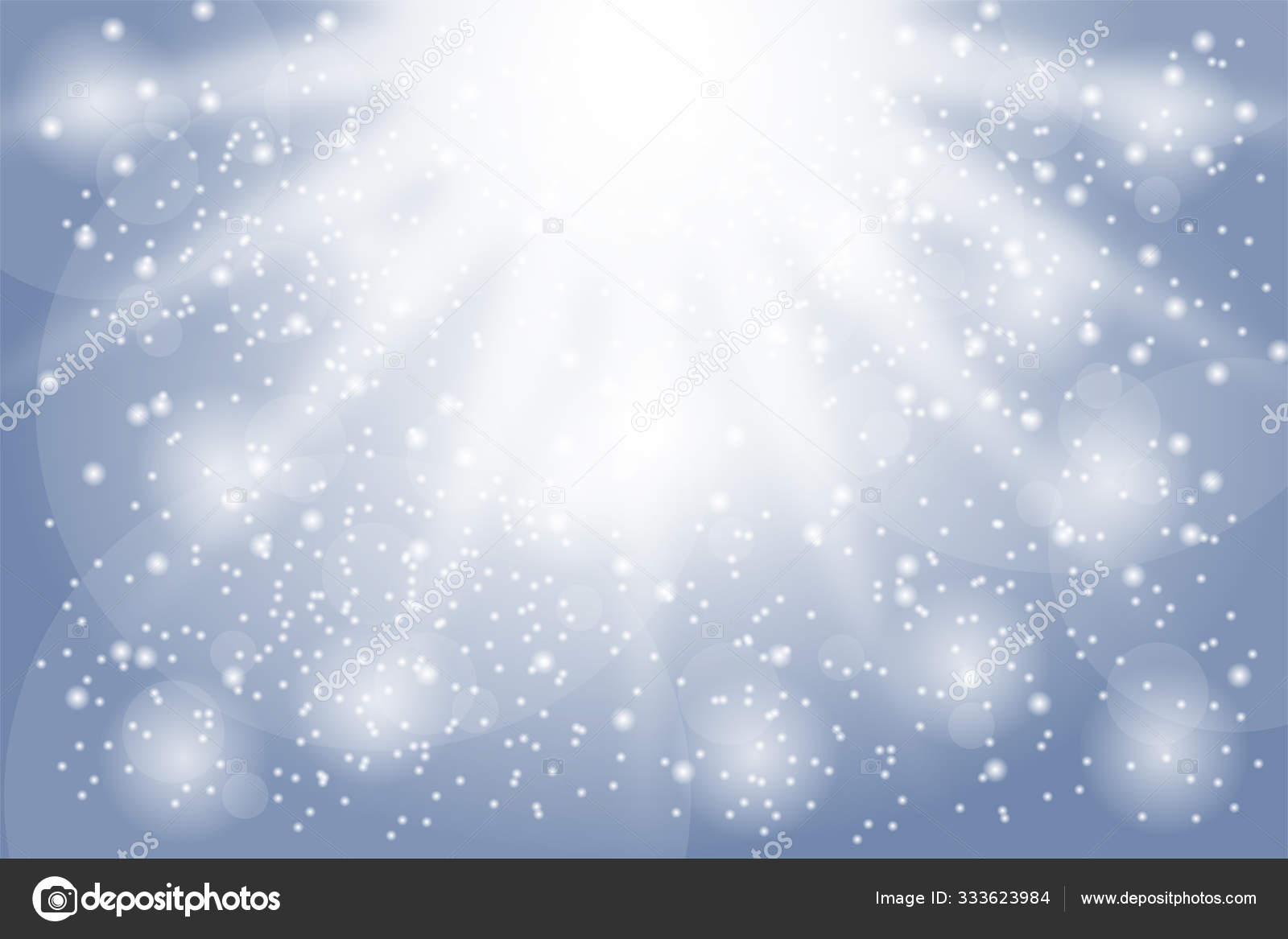 Abstract blue background with Snow falling down Stock Photo by ...