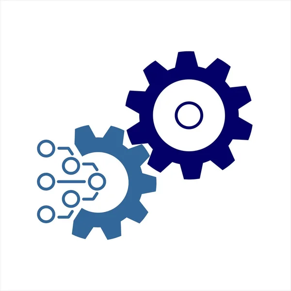 Technology Icon Gear Electronic Digital Factory Symbol Flat Pictogram ... Technology Icon Gear Electronic Digital Factory Symbol Flat Pictogram ...