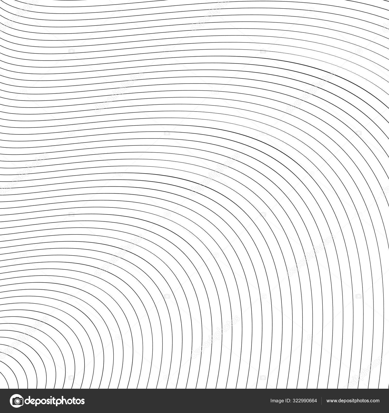 Abstract curved lines for graphic design. Vector template. Vector ...