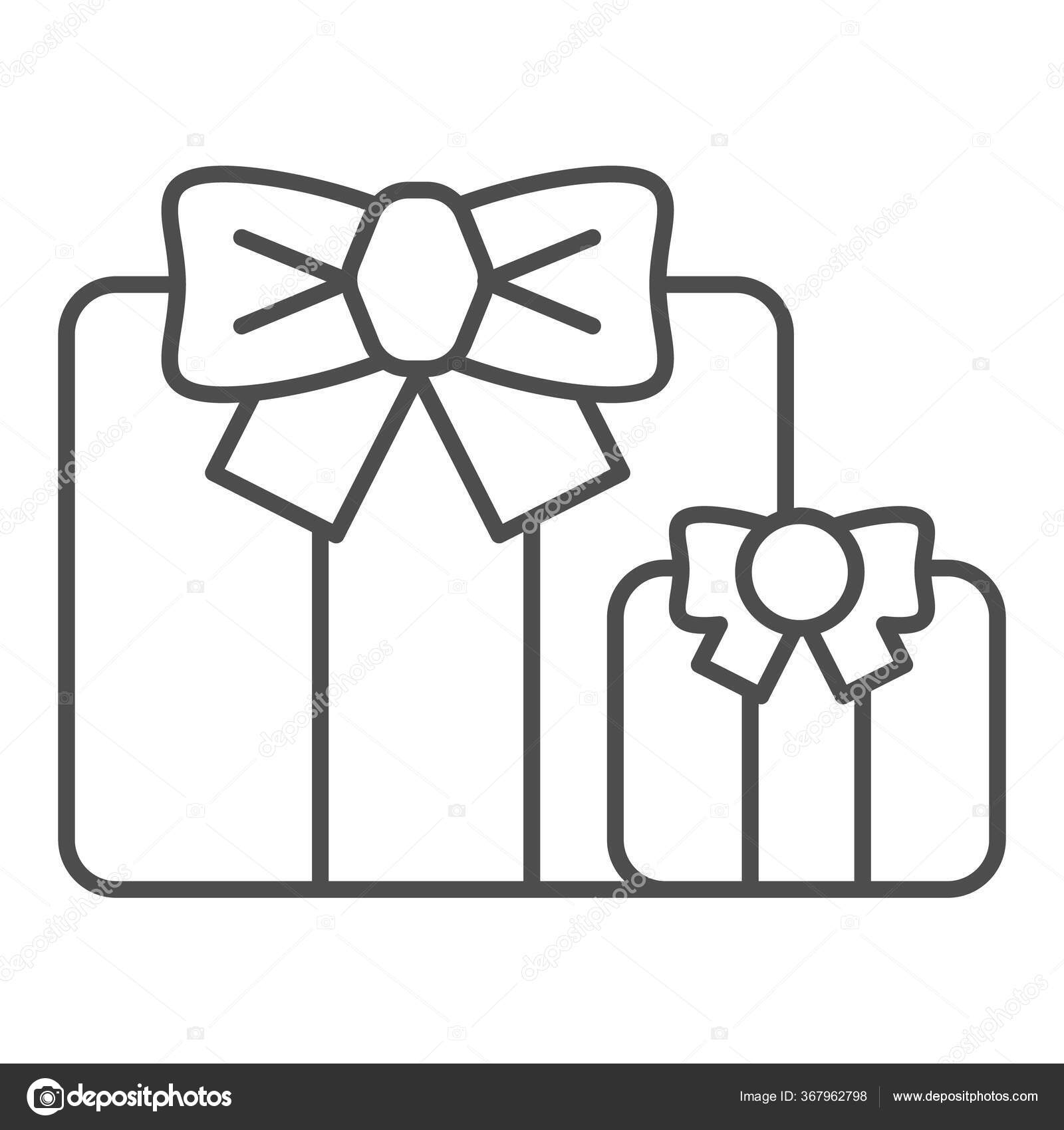 Present Outline Clip Art