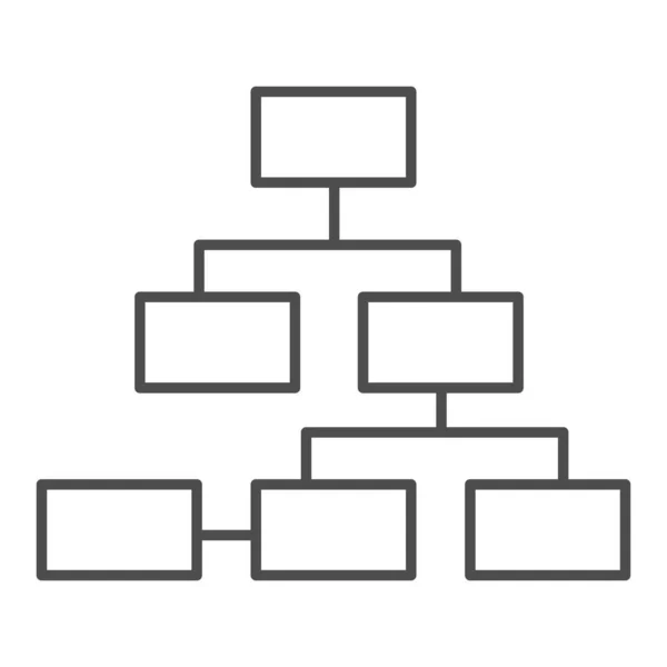 Diagram Of Logic Sequence Or Interactions Algorithm Solid Icon Web Concept Scheme Vector