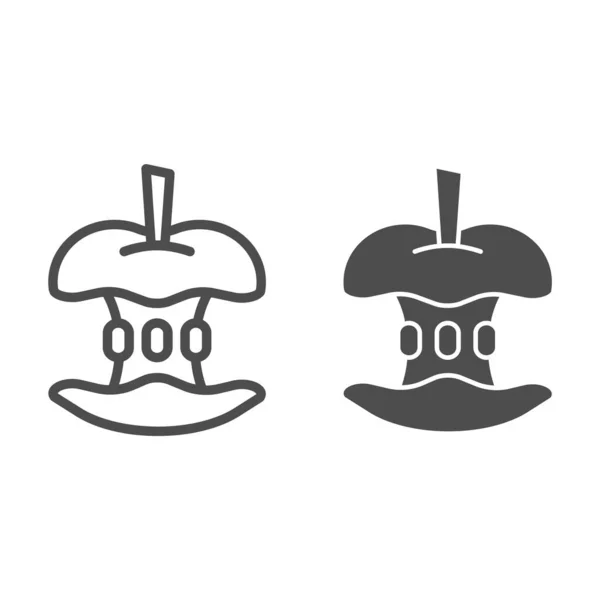 Colonized planet line and glyph icon. Colony vector illustration ...