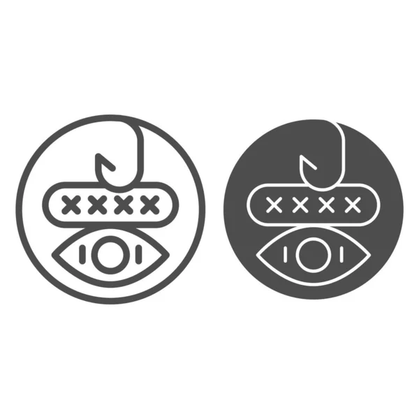 Colonized planet line and glyph icon. Colony vector illustration ...