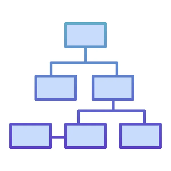 Diagram Of Logic Sequence Or Interactions Algorithm Solid Icon Web
