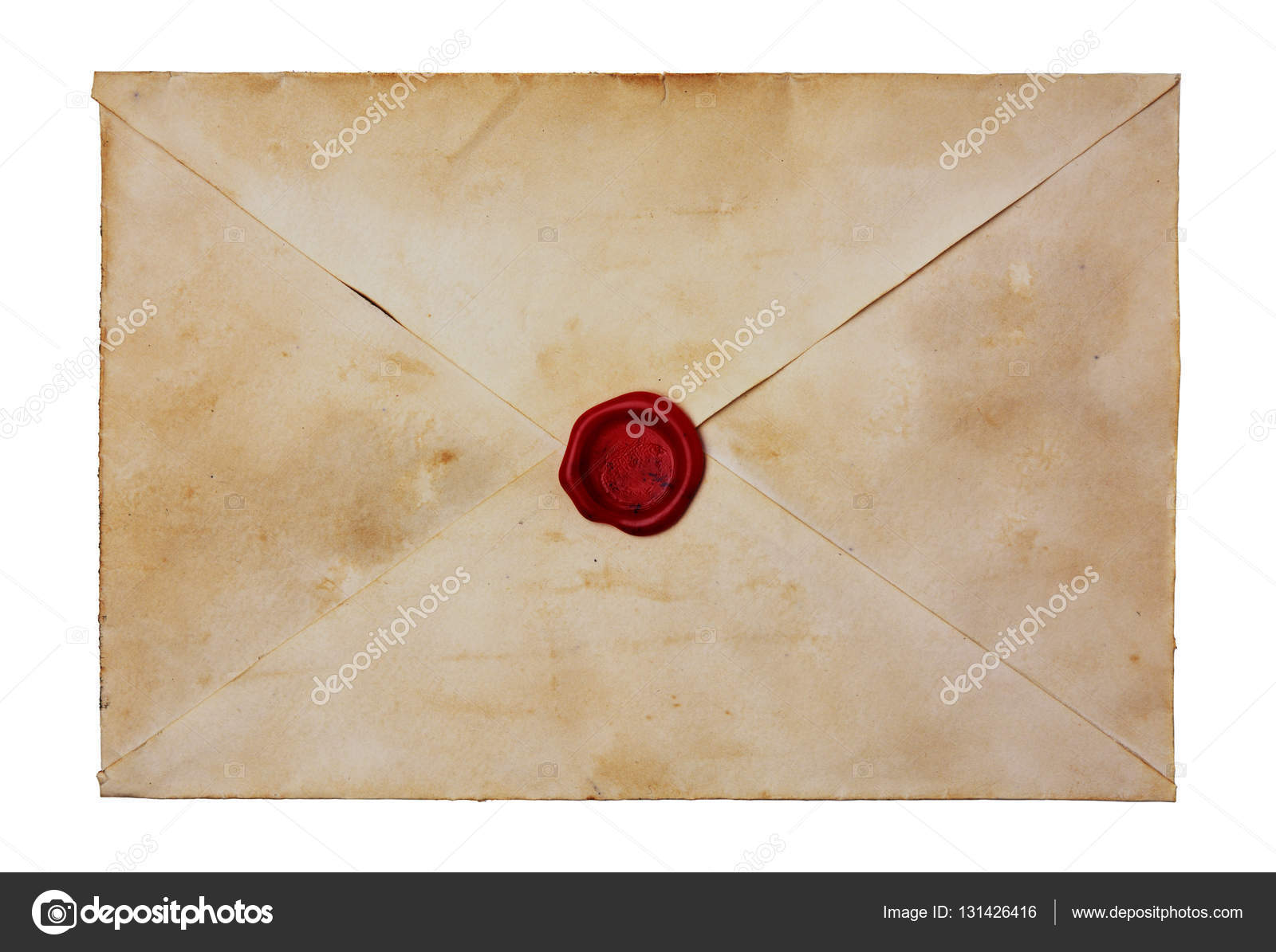 Old Envelope With Seal