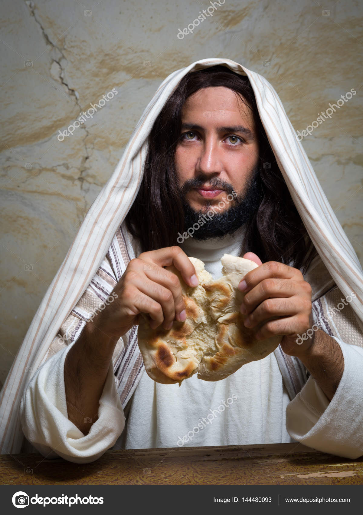 Jesus Breaking Bread