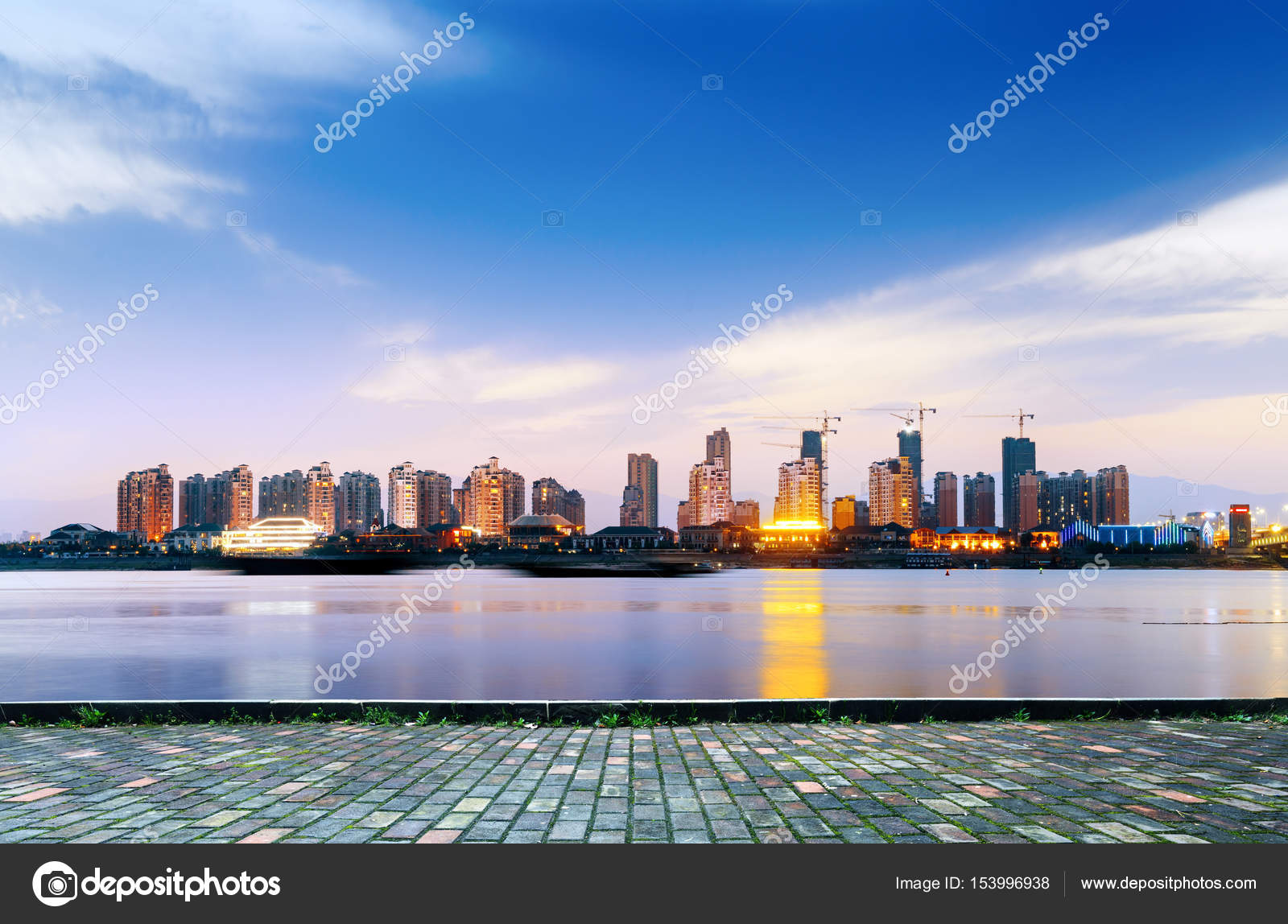 Modern city night view — Stock Photo © gyn9037 #153996938
