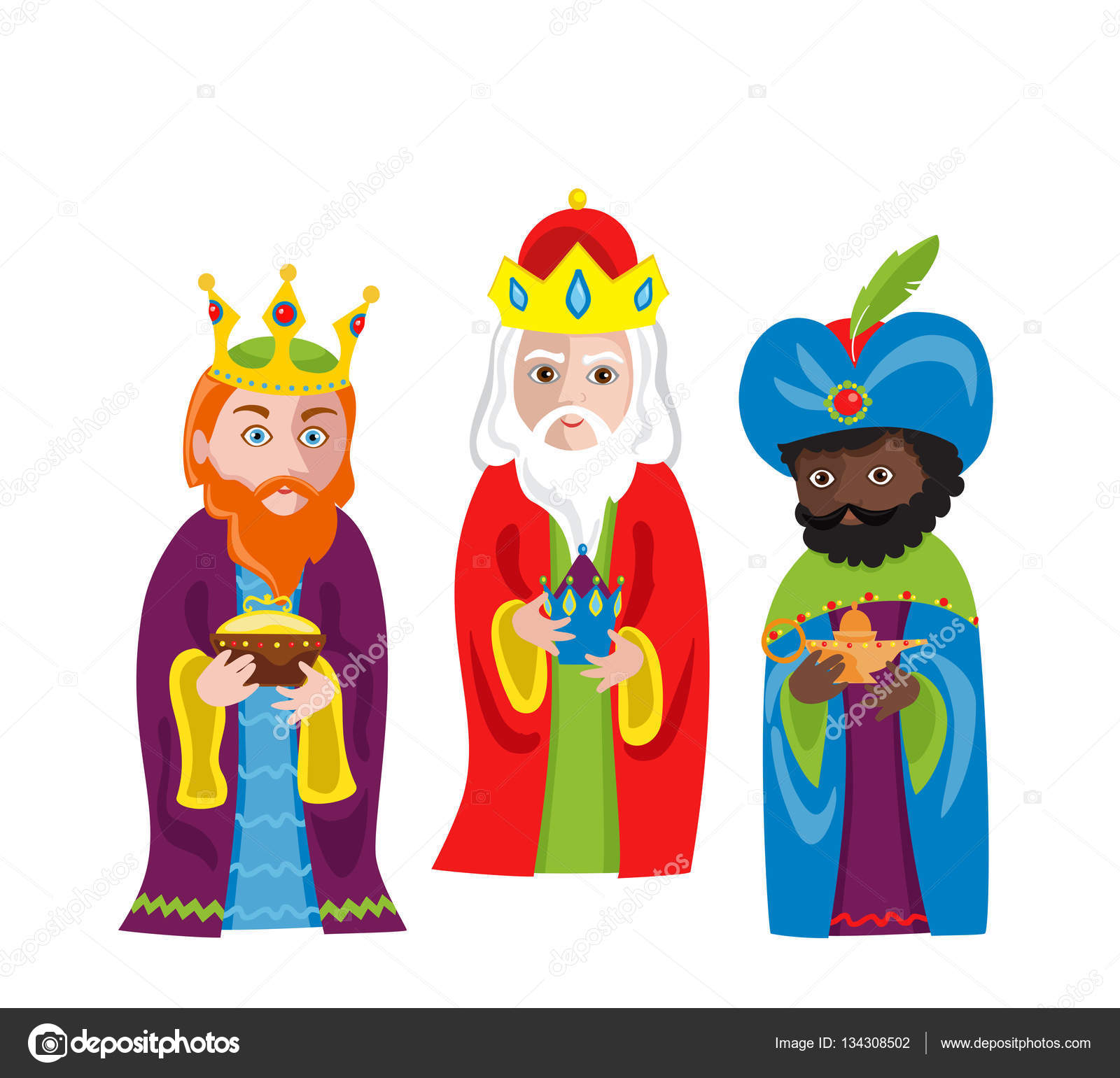 Three Wise Women Cartoon Clipart