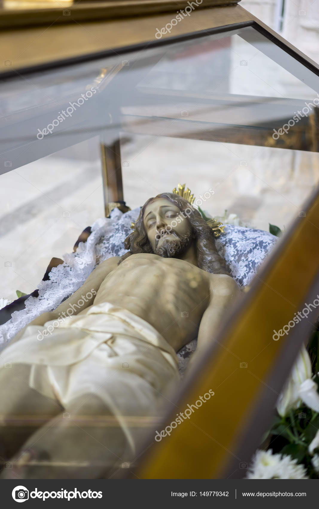 Lying jesus christ. — Stock Photo © outsiderzone #149779342