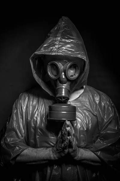 Man in biohazard suit — Stock Photo © outsiderzone #150635142