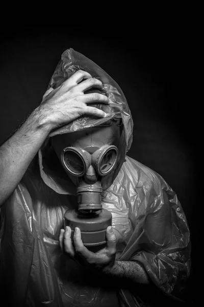 Man in biohazard suit — Stock Photo © outsiderzone #150635142