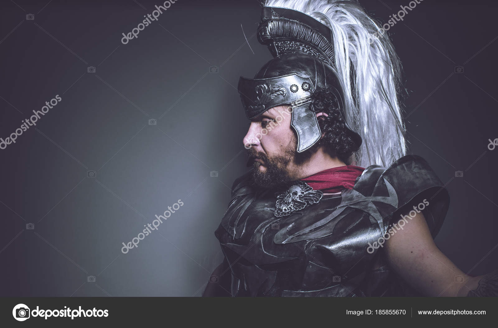Conquest Roman Gladiator Wrestler Warrior Rome Helmet Red Cloak Carries ...