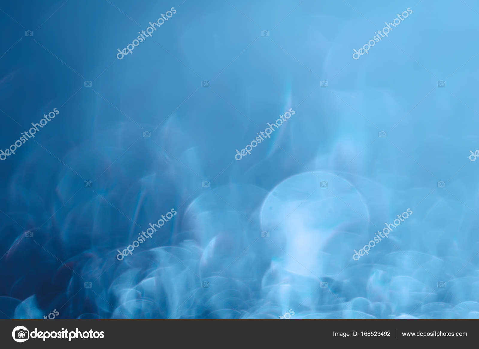 Abstract Magic Texture Blue Smoke Fantasy Blurred Background — Stock ...
