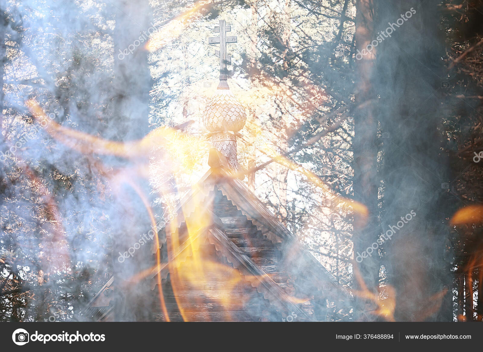 Abstract Landscape Fire Flame Forest Wildfire Background Ecology ...