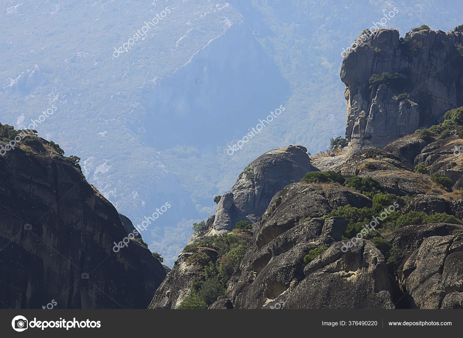 Meteora Rocks Greece View Landscape Rocks Stones Historic View Greece ...