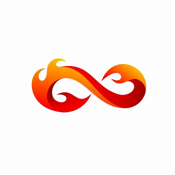 Infinity symbol fire Vector Art Stock Images | Depositphotos