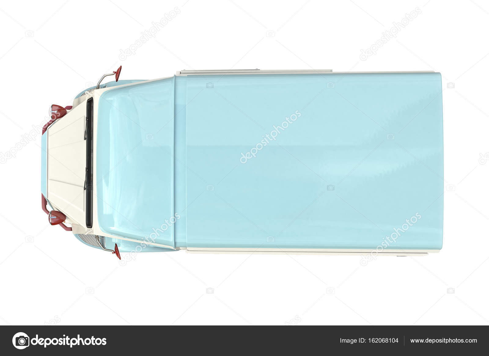 Food truck, top view ⬇ Stock Photo, Image by © ARTYuSTUDIO #162068104