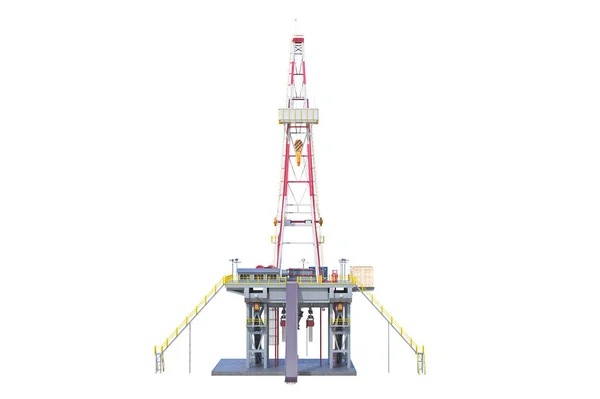 Land rig industry, side view — Stock Photo © ARTYuSTUDIO #188397408