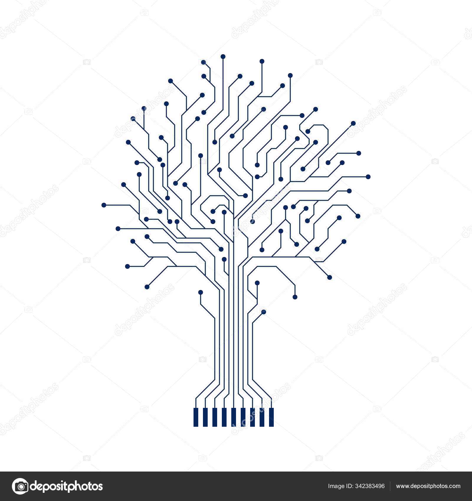 Abstract Circuit Tree Silhouette. Computer engineering hardware system ... Abstract Circuit Tree Silhouette. Computer engineering hardware system ...