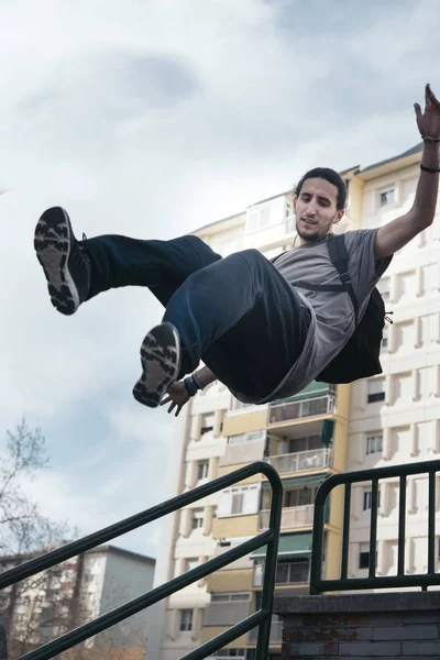 Man doing parkour Stock Photos, Royalty Free Man doing parkour Images ...