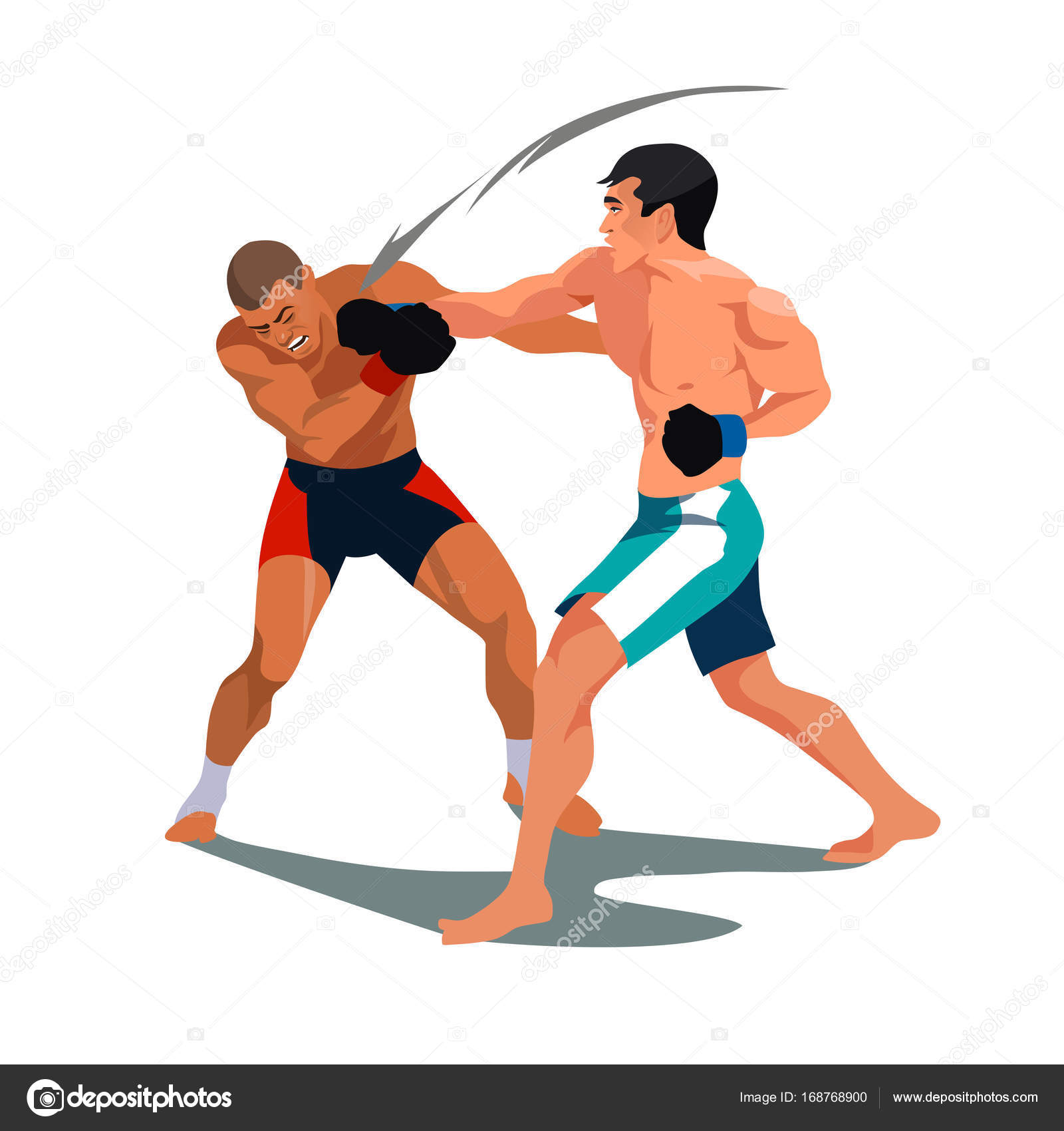 Boxing Match Cartoon