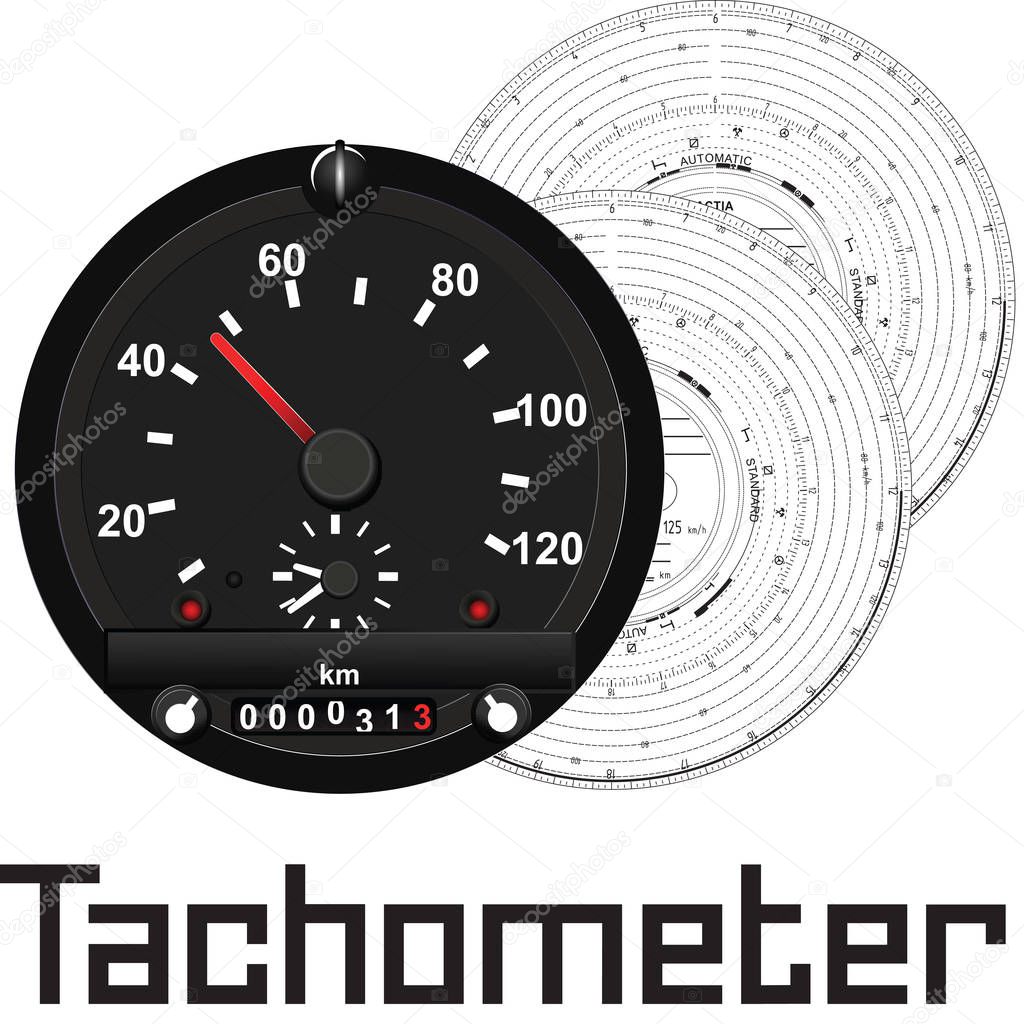 A tachometer is a measuring device designed to measure the frequency of ...