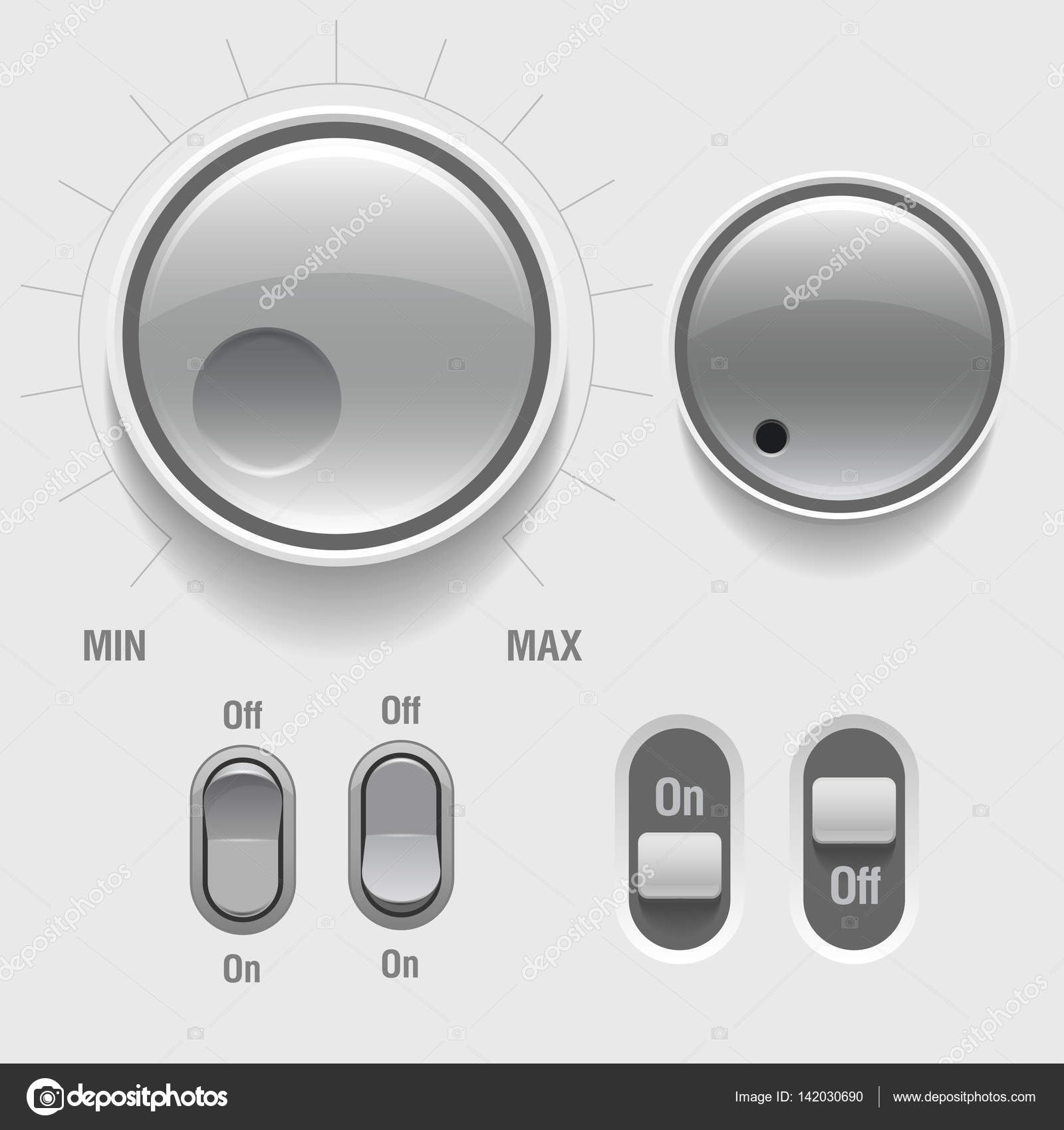 Dark Web UI Elements Stock Vector by ©Sooolnce 142030690