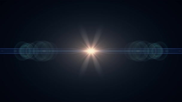 Flash fading symmetrical horizontal moving lights for logo shiny ...