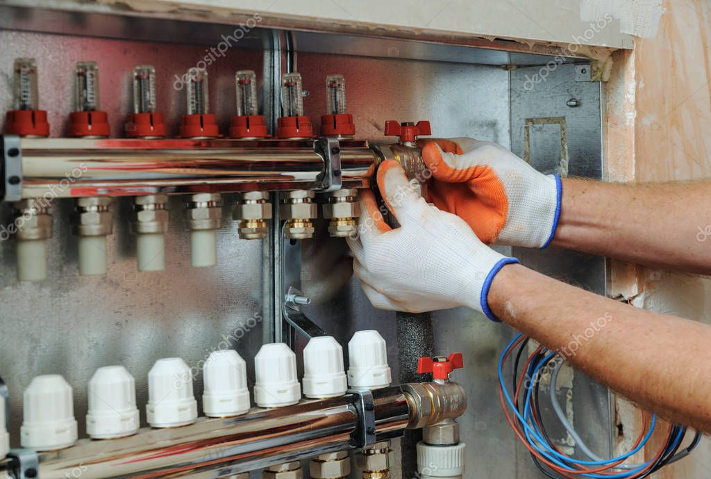 Installation of home heating. Stock Photo by ©Yunava1 130395918