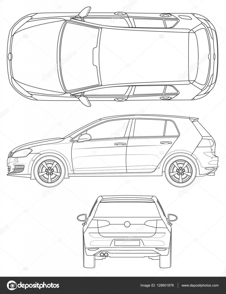 Car Drawing Template