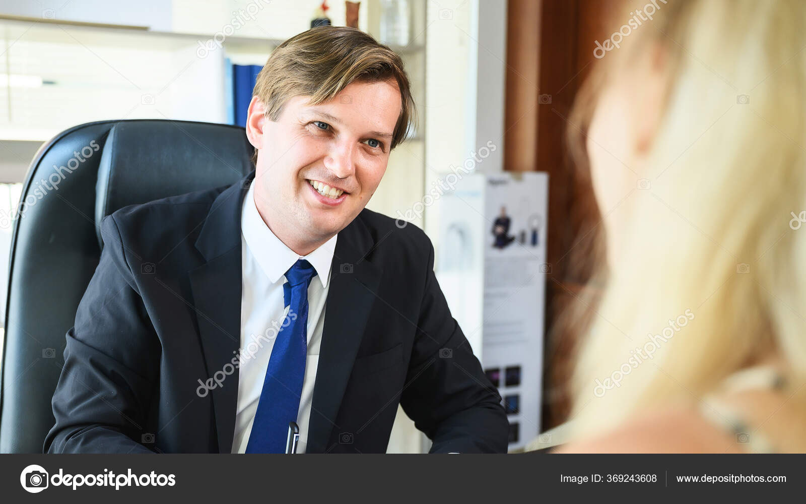 Job Interview Human Resources Talent Management Business People ...