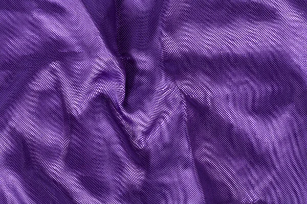 Silk background, texture of violet shiny fabric, close up — Stock Photo ...
