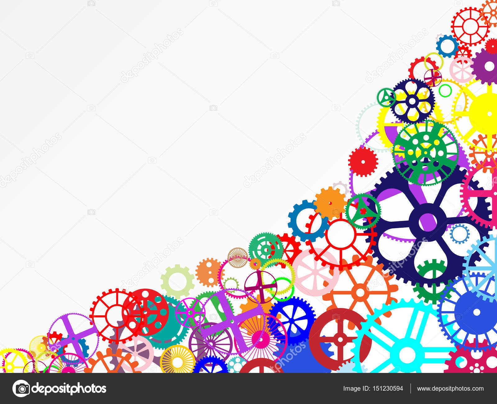 Gear Wheels Background Stock Vector by ©eyematrix 151230594